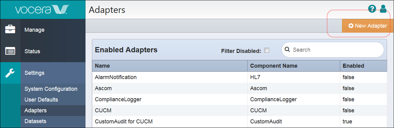 Creating a New Adapter