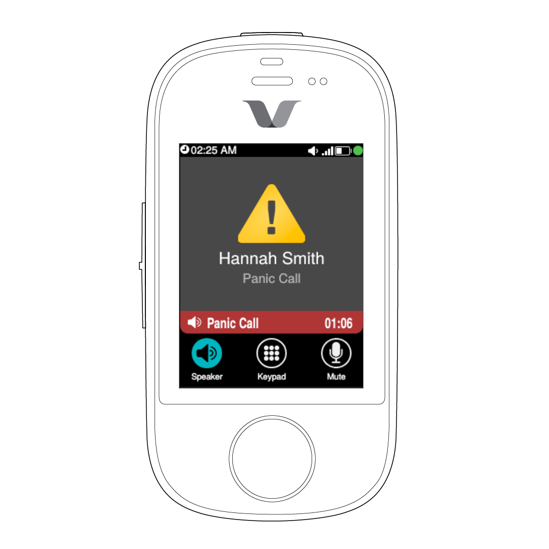 Placing a Panic Call