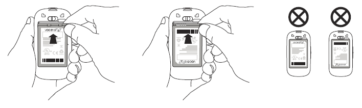 Inserting the Battery Correctly