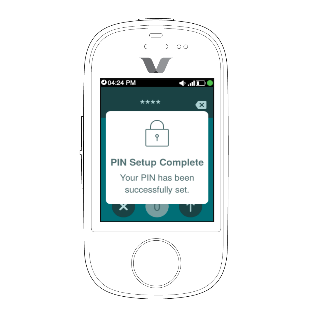 Changing PIN for Authentication