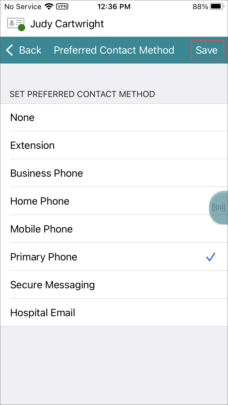 Preferred Contact Method