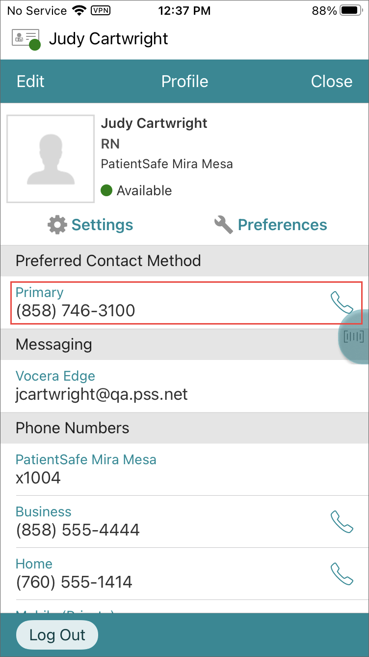 Preferred Contact Method