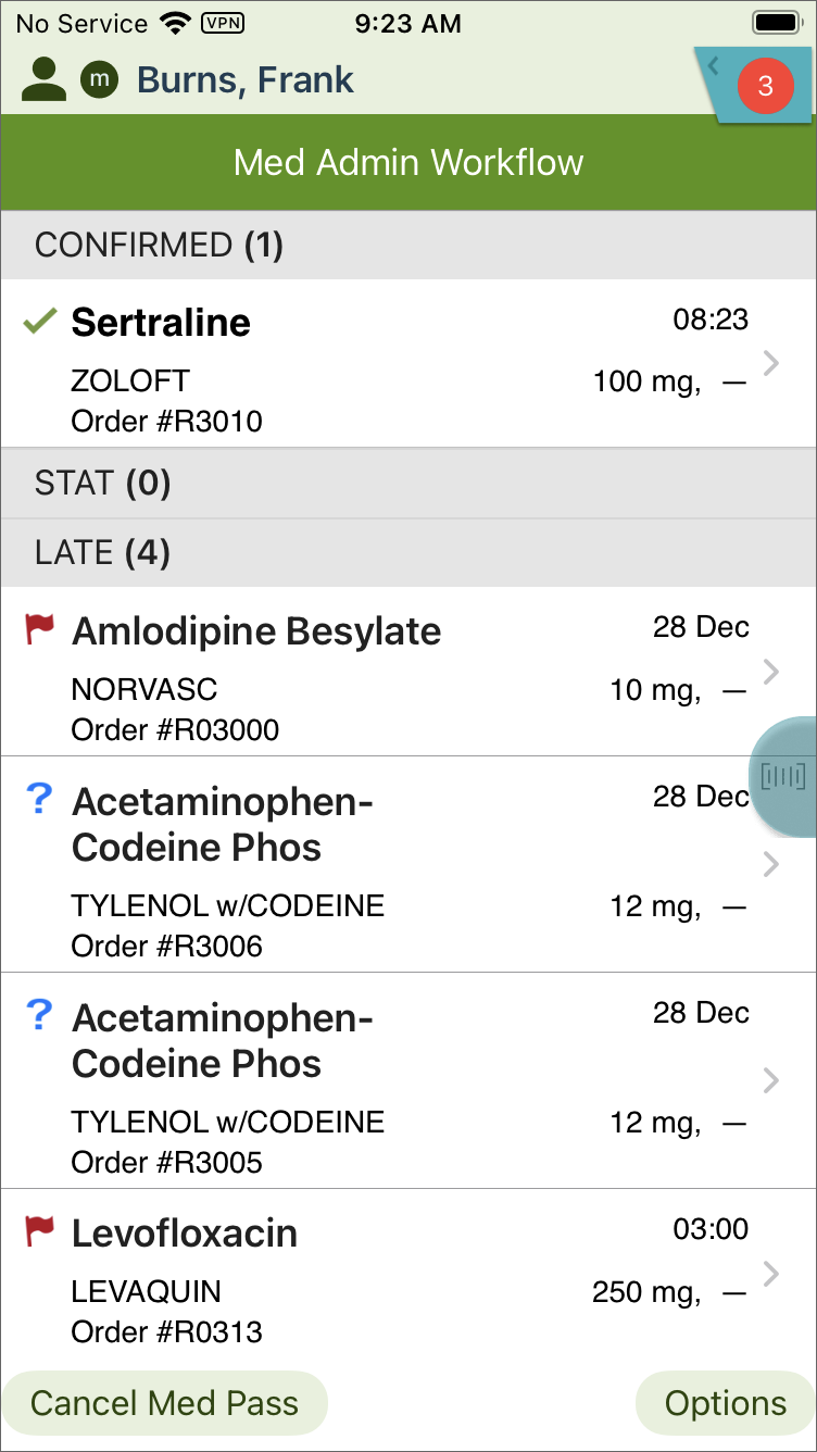 Completing the Medication Administration Process
