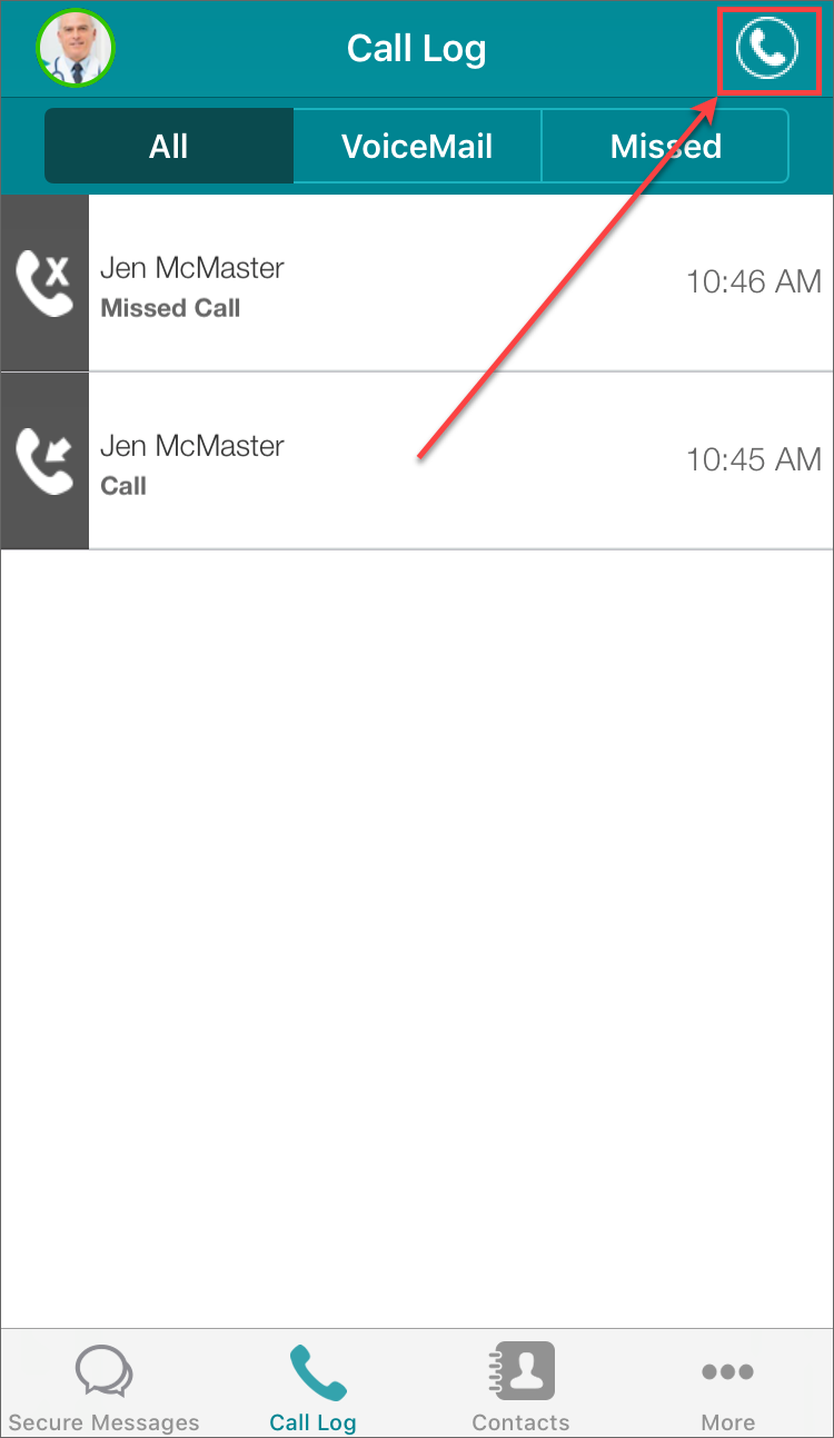 About the Call Screen