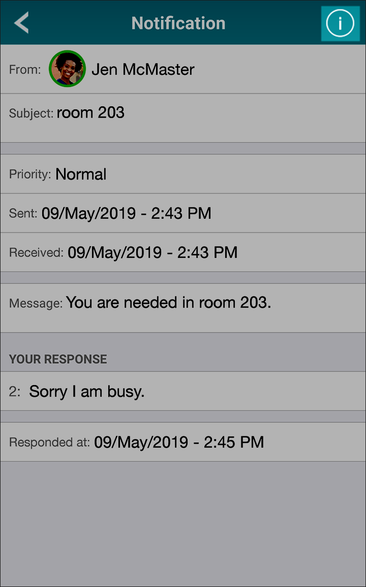 Notification Details