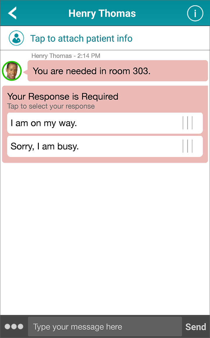 Responding to a Message