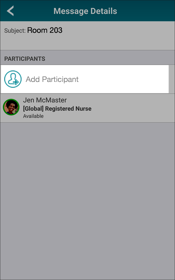 Adding a Participant