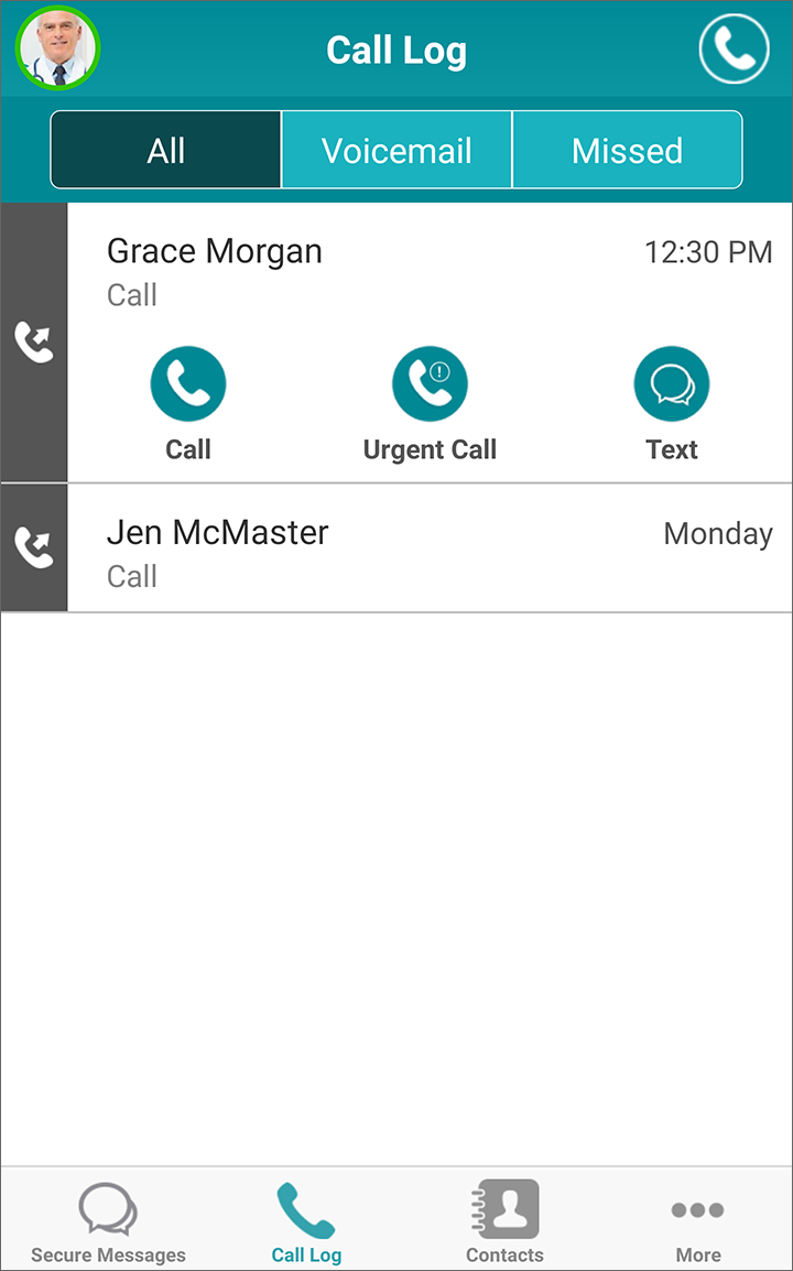 Using the Call Log