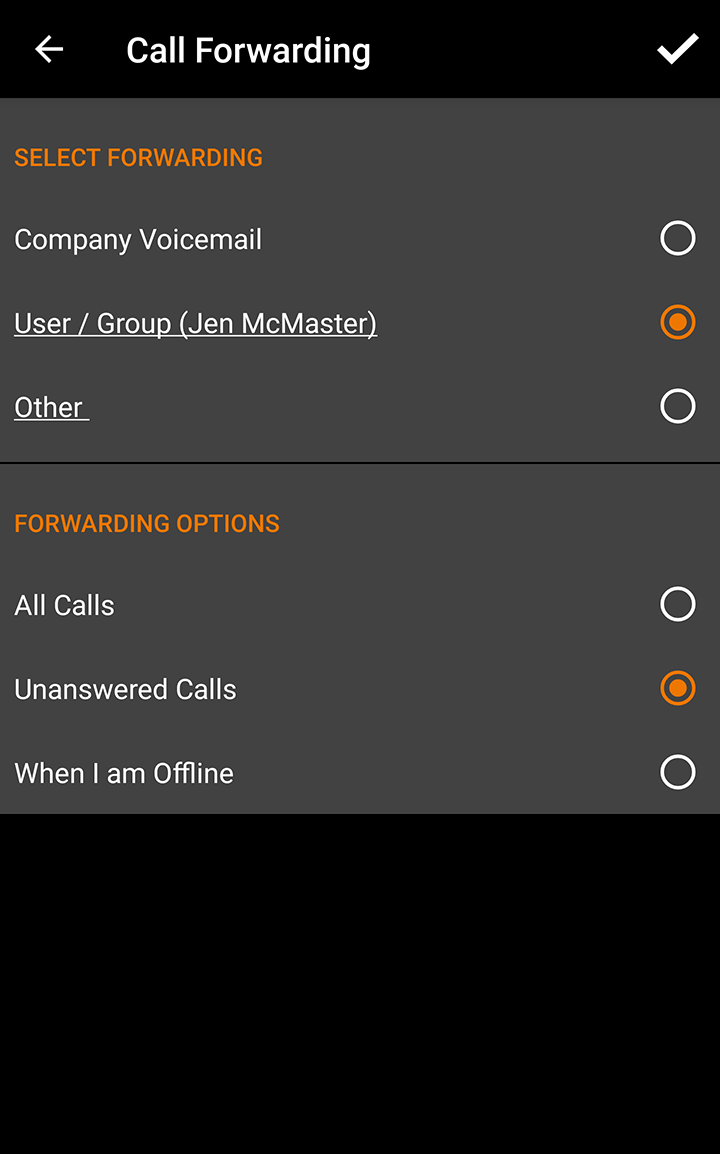 Forwarding Your Calls