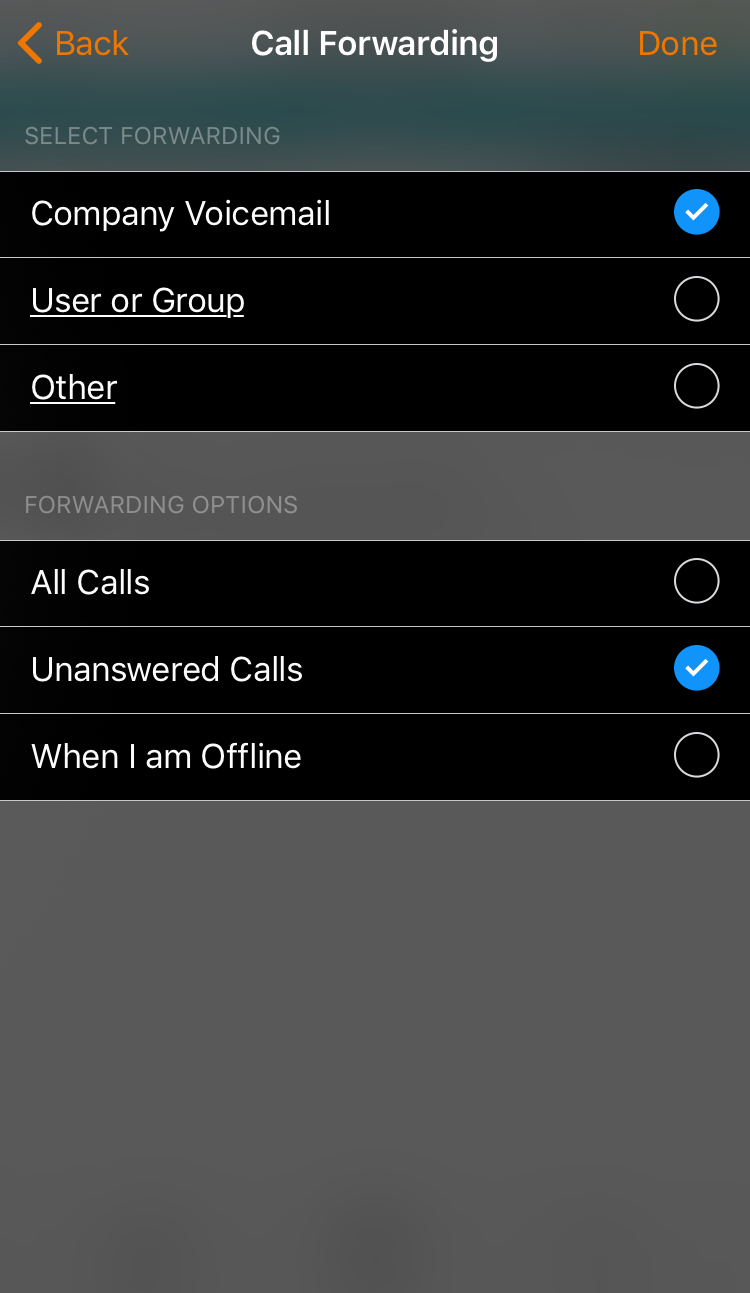 Forwarding Your Calls