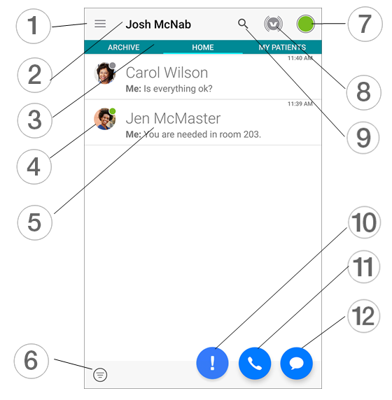 The Home Screen Layout