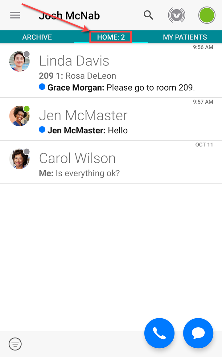 The Home Screen Layout
