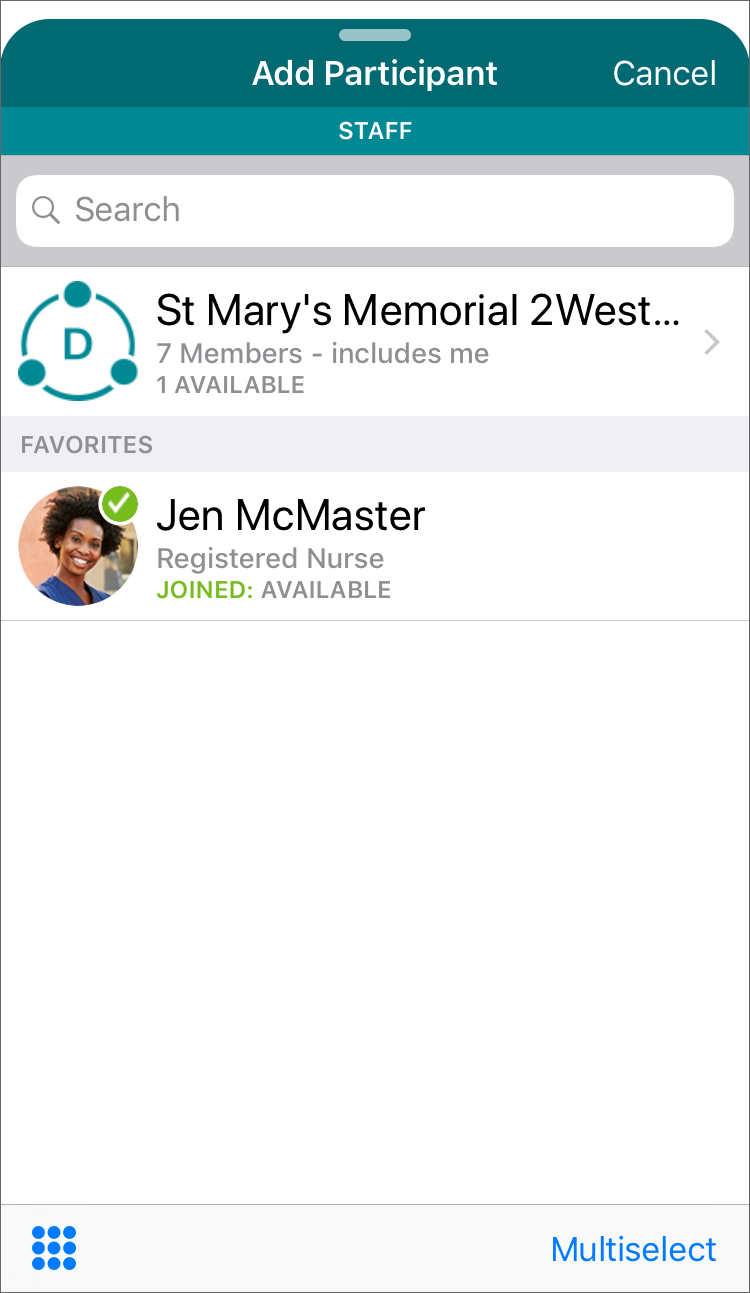 Adding a Participant to a Conversation