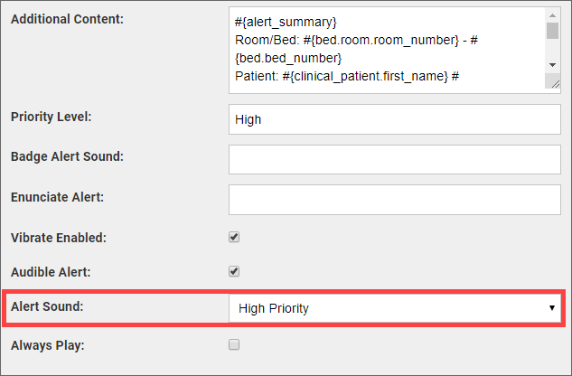 Sounds for Vocera Vina