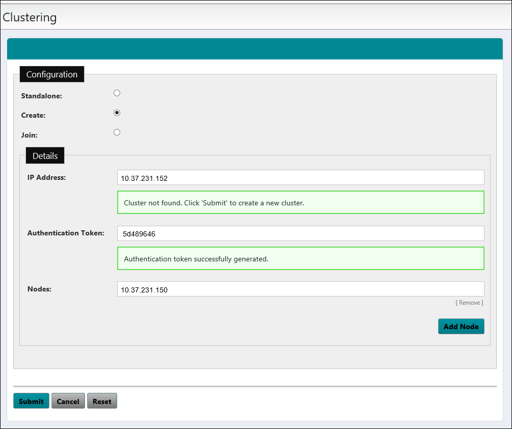 Enabling Clustering On A Standalone Server