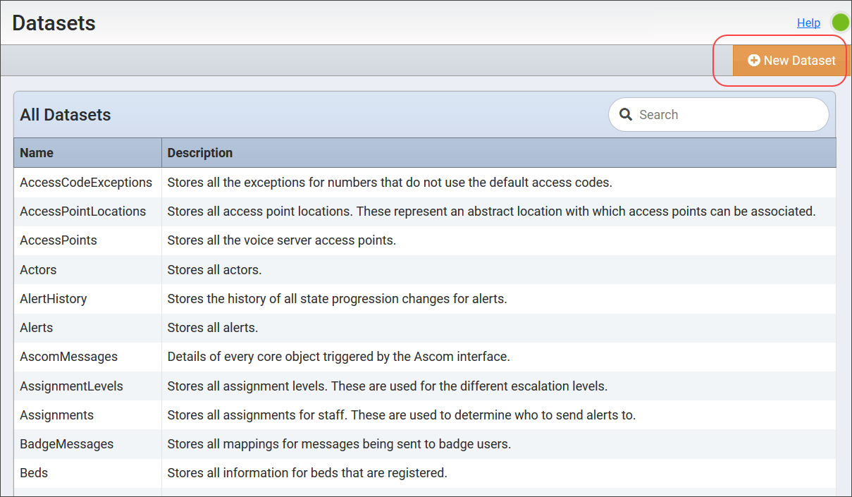 Creating a New Dataset