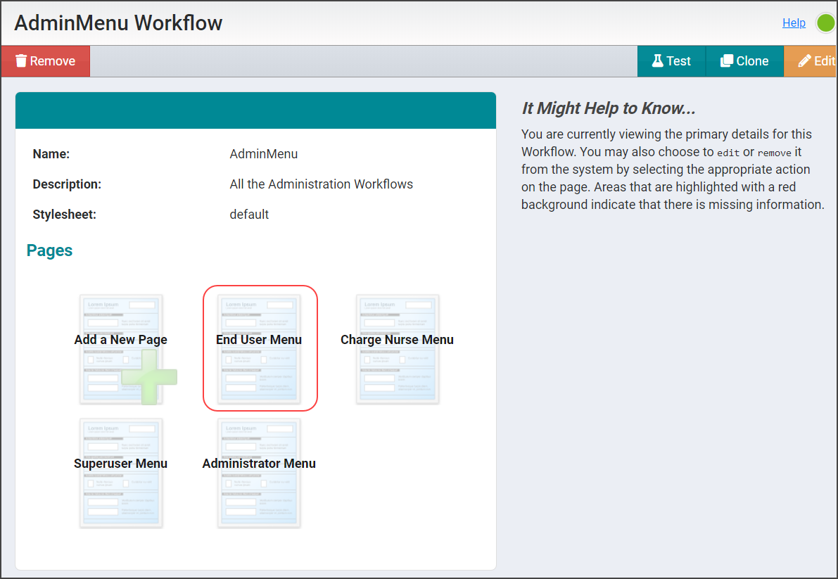 Working With Workflow Pages