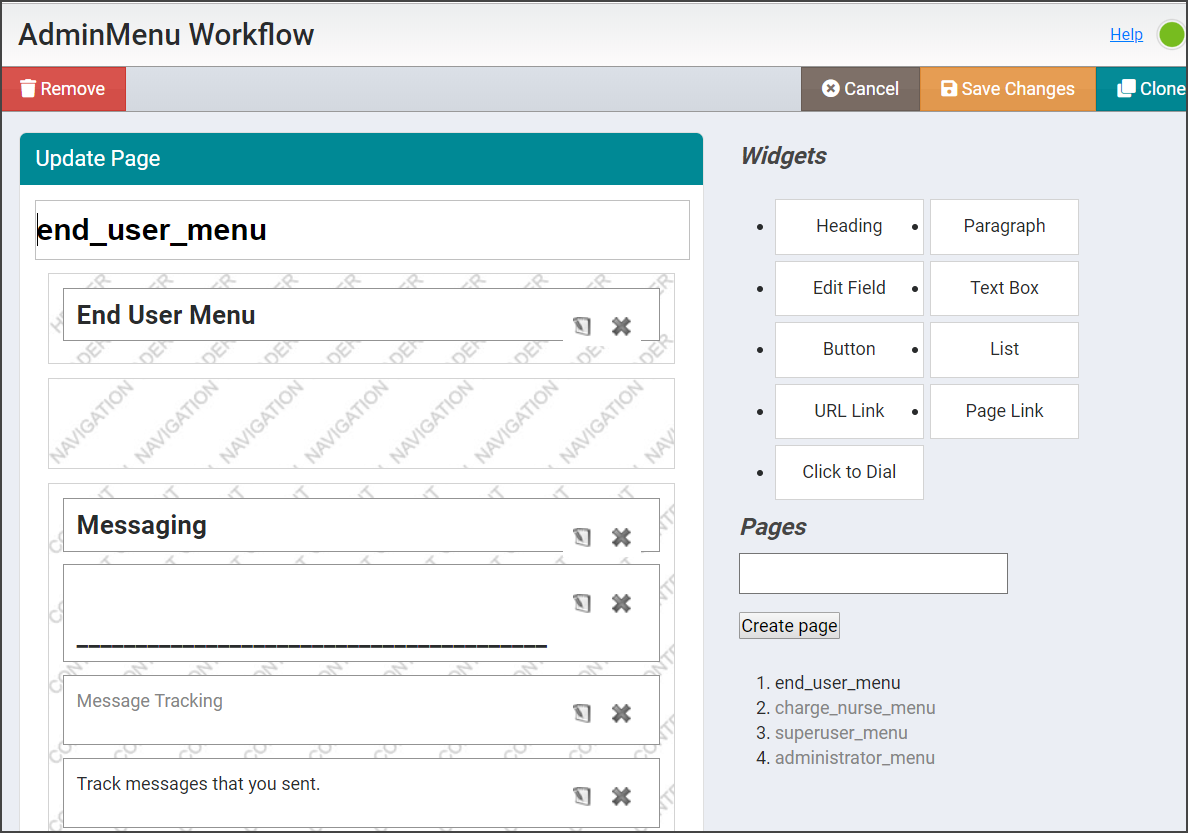Working With Workflow Pages