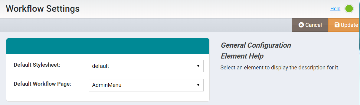 Configuring the Workflows Settings