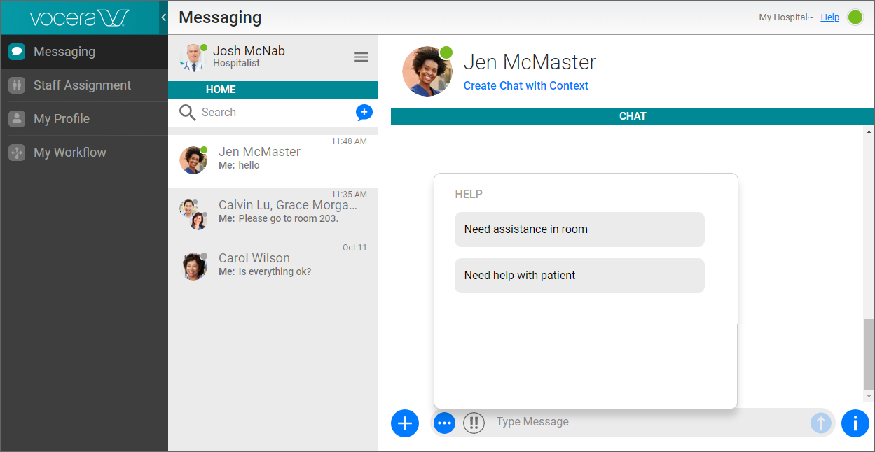Sending a Quick Response