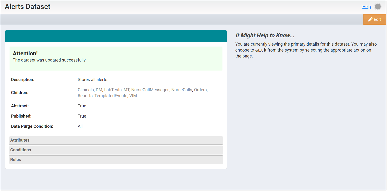 Configuring a Data Purge Condition