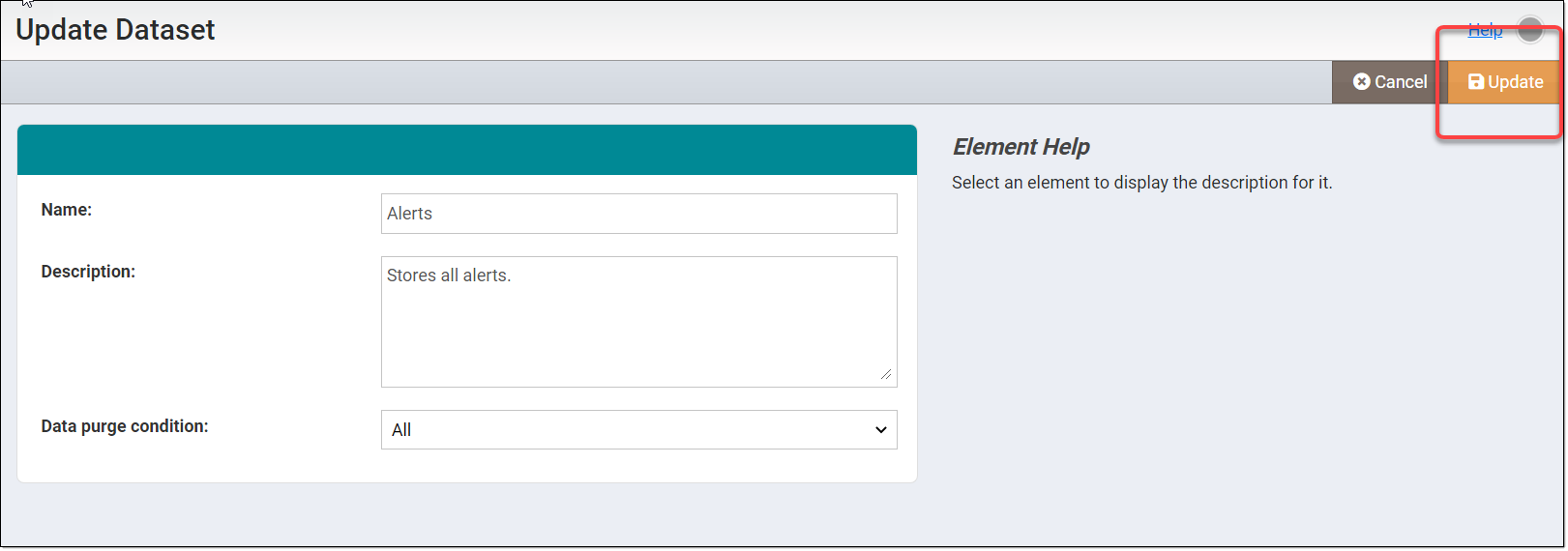 Configuring a Data Purge Condition