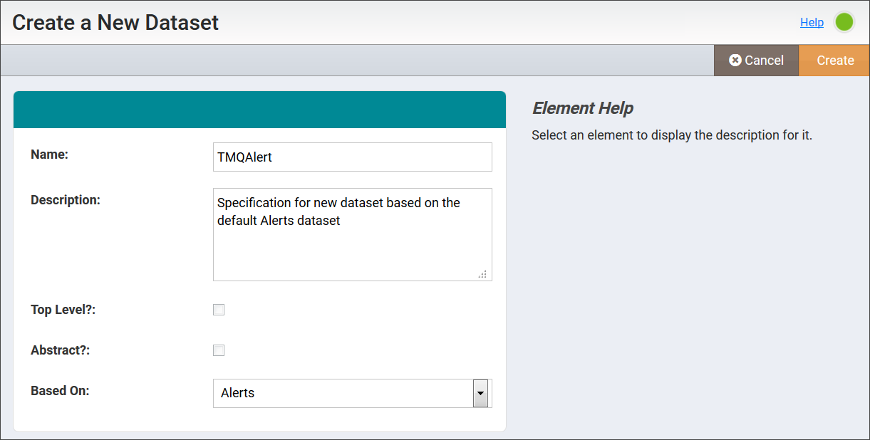 Creating a New Dataset