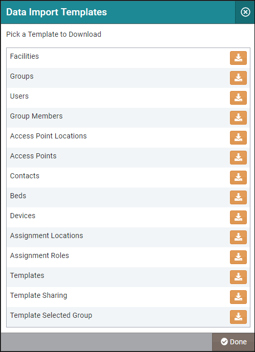Importing Data to the System