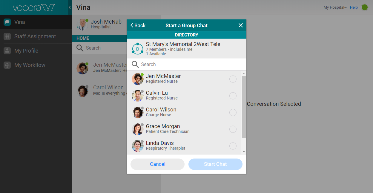 Starting a Group Chat