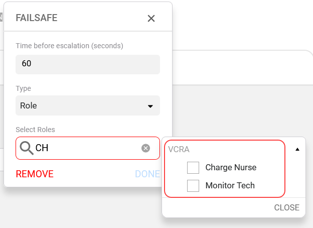 Configuring an Escalation Path