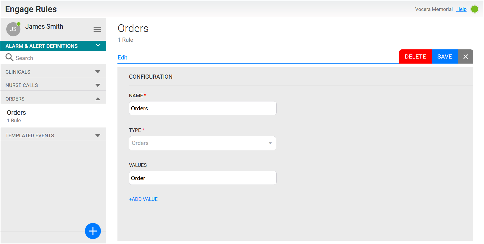 Alarm and Alert Definitions