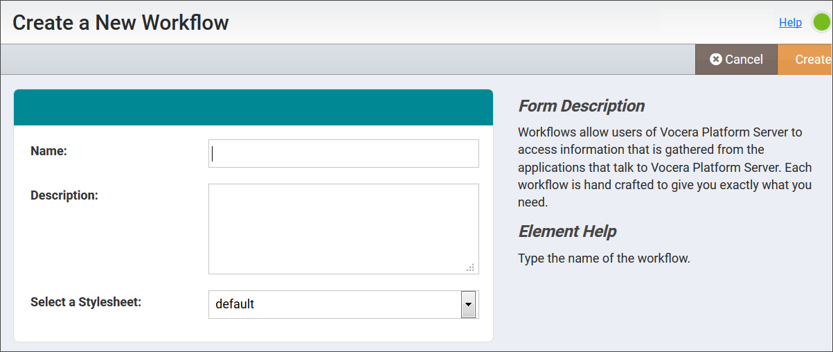 Creating a New Workflow in Vocera Engage