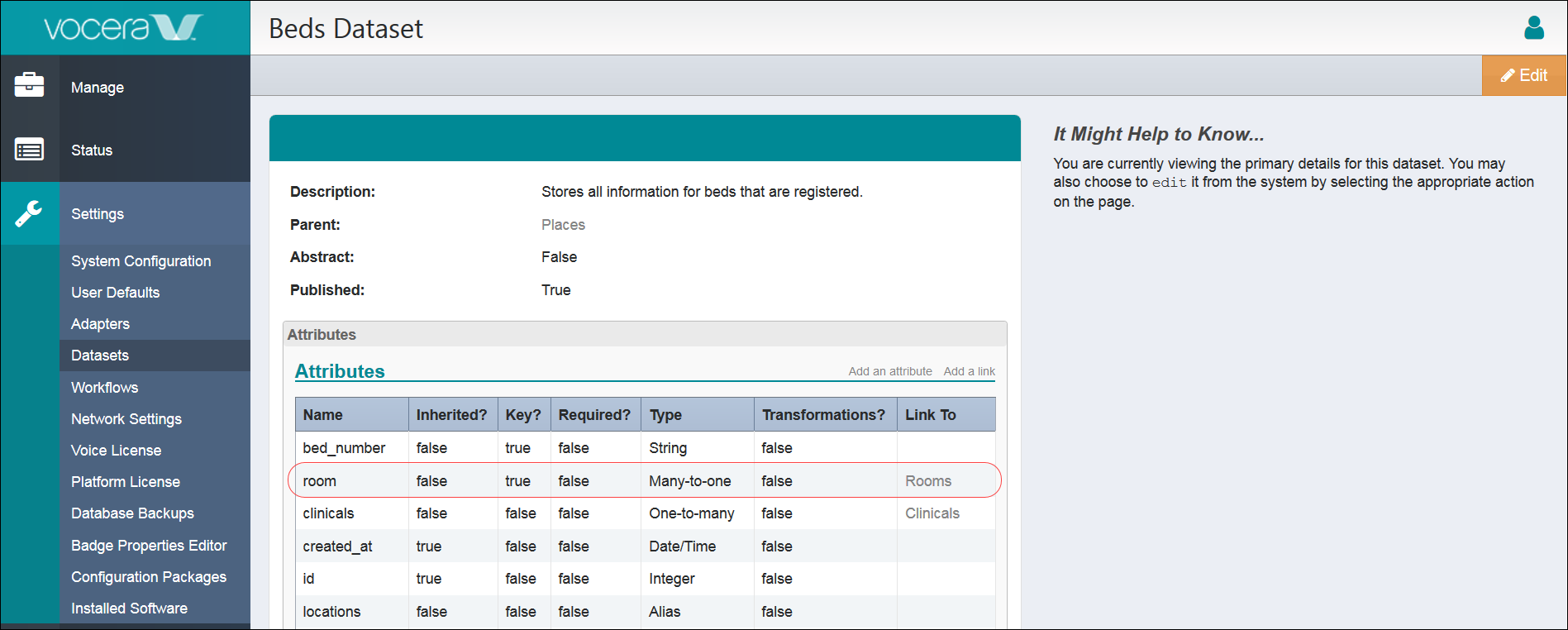 Configuring a Link Attribute in Vocera Engage