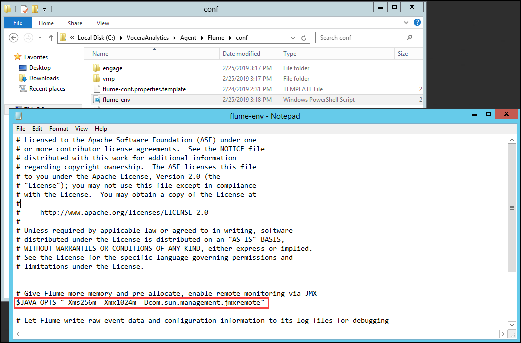 Installing Vocera Analytics Agent on the Voice Server