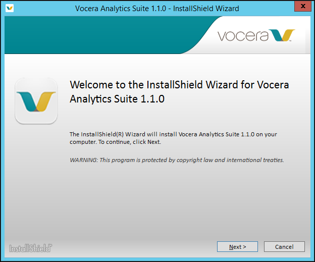 Installing Vocera Analytics Agent on the Voice Server