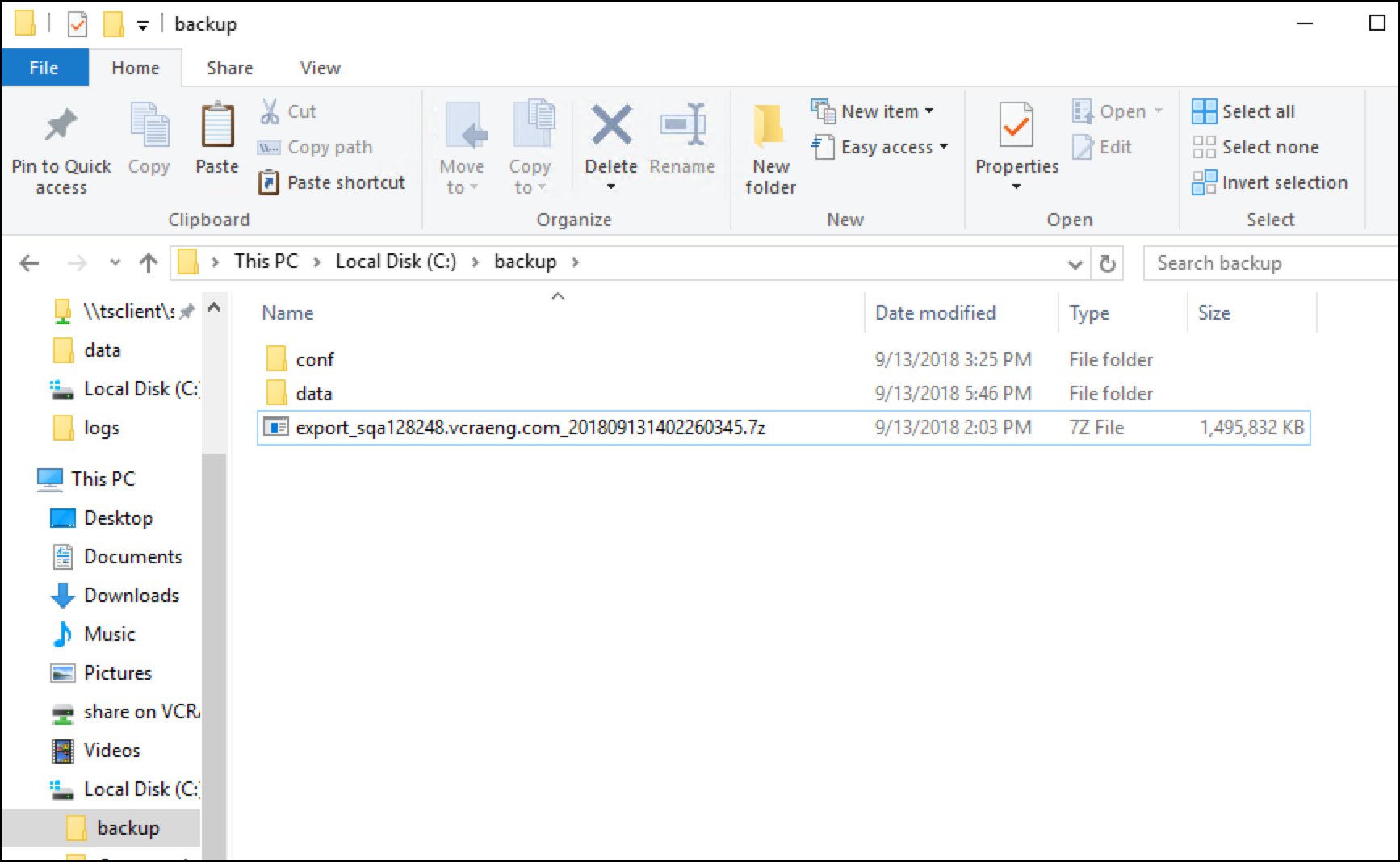 Importing Select Tables From a Restored Backup