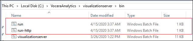Configuration Settings for Extra Small Vocera Analytics Servers