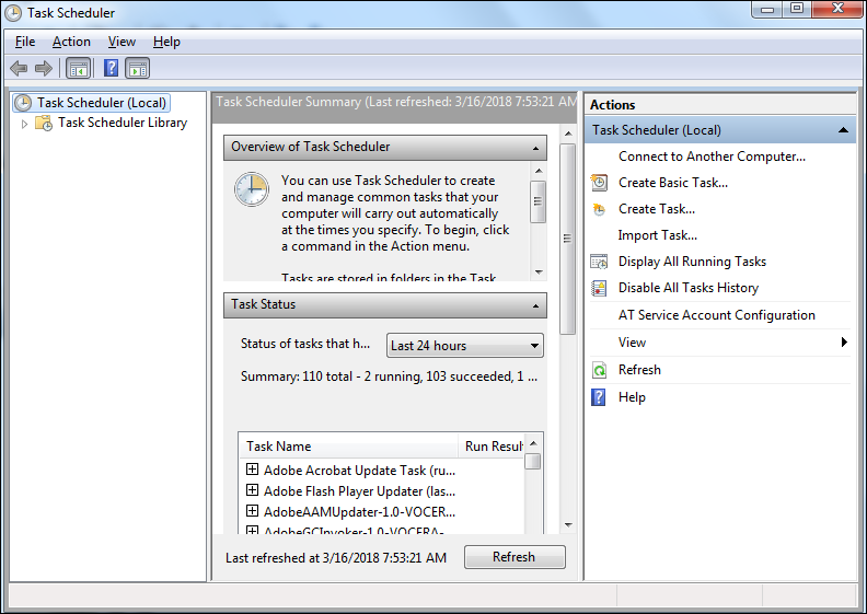 Scheduling Automatic Backups