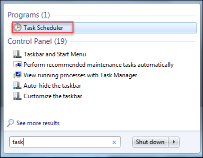 Scheduling Automatic Backups