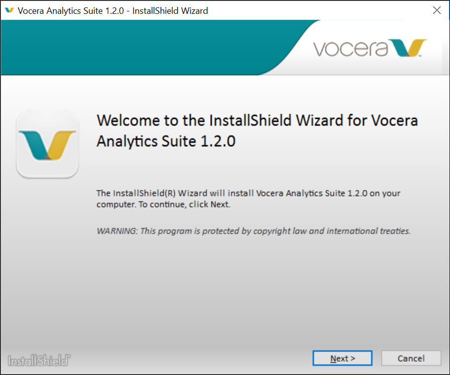 Installing Vocera Analytics Suite on the Analytics Server