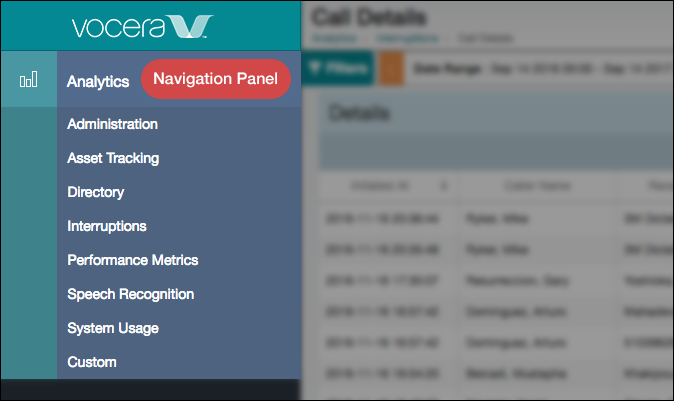 Navigation Panel Overview
