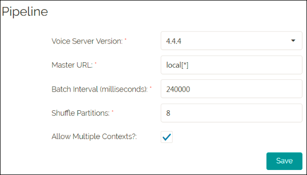 Configuring Pipeline
