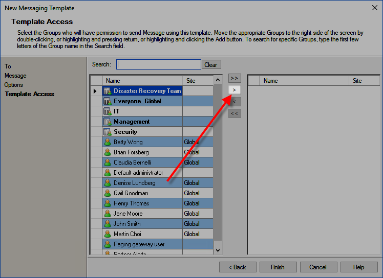 Creating Messaging Templates