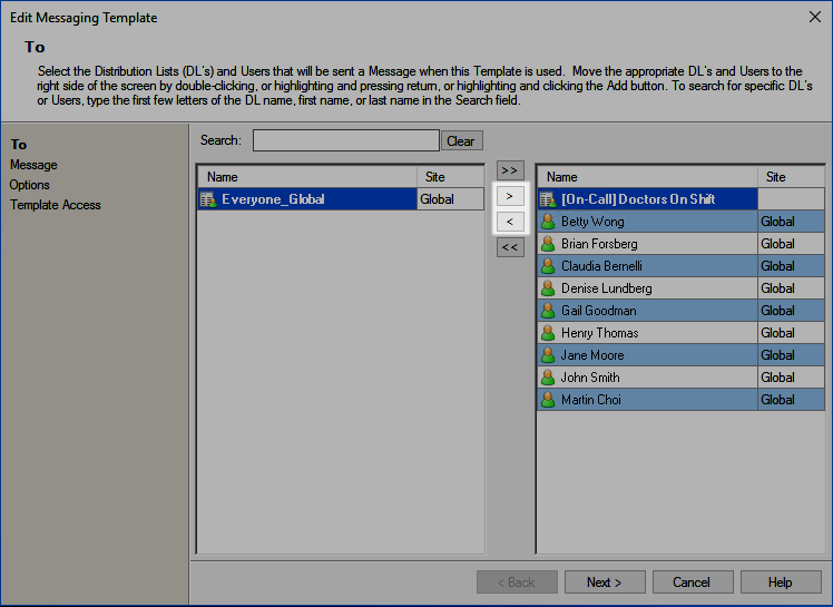 Creating Messaging Templates