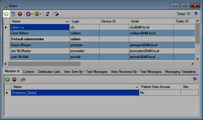 Adding Users Manually