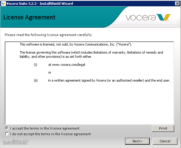 Running the Vocera Rauland Integration SIP Gateway Server Installation ...