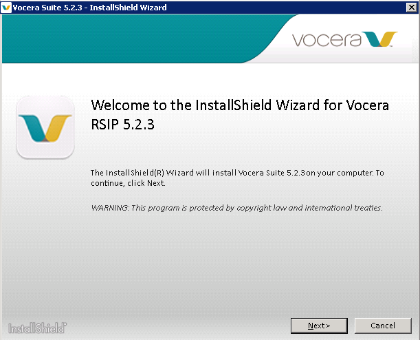 Running the Vocera Rauland Integration SIP Gateway Server Installation Program
