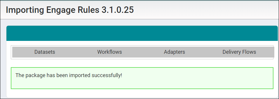 Installing Engage Rules