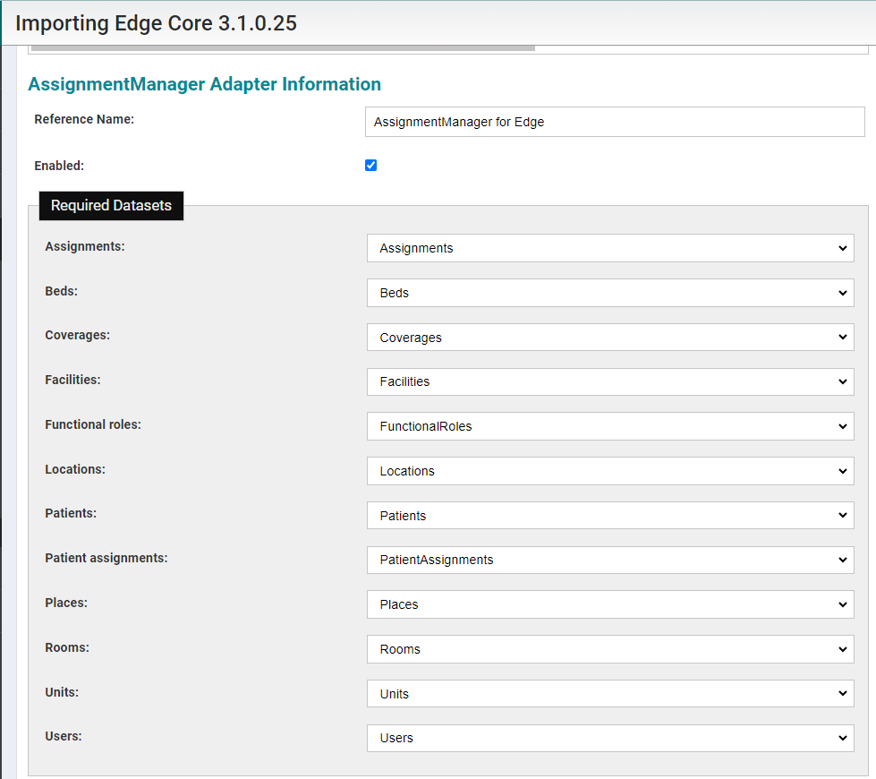 Importing the Edge Core Solution Package