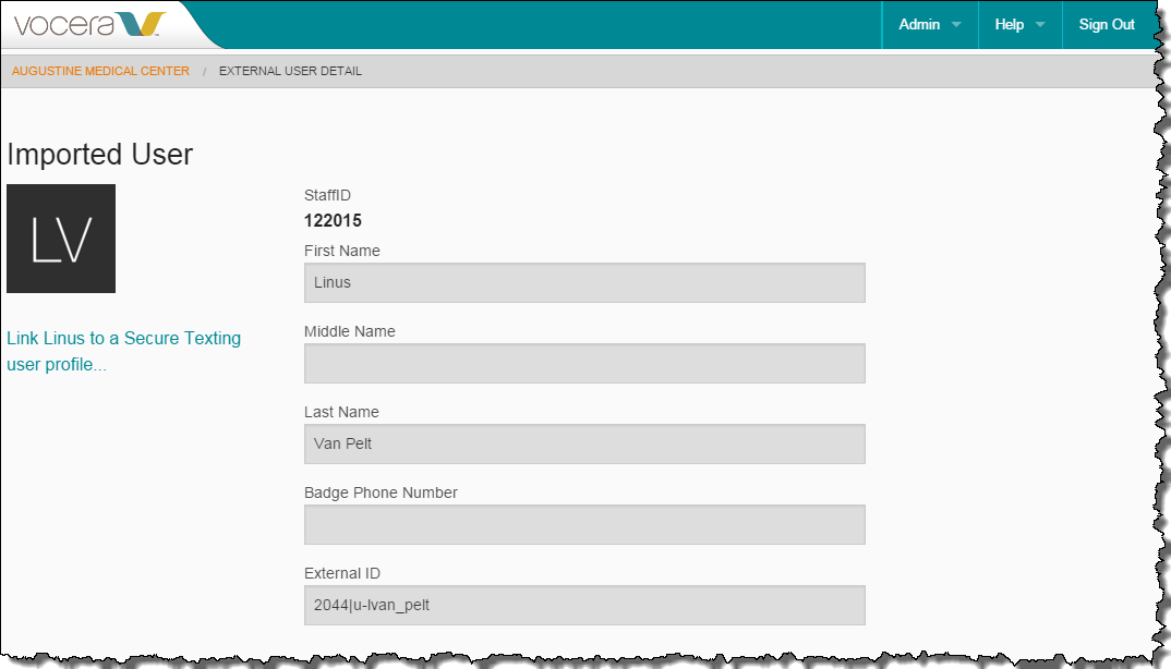 How to Link a Badge and a VST User Profile